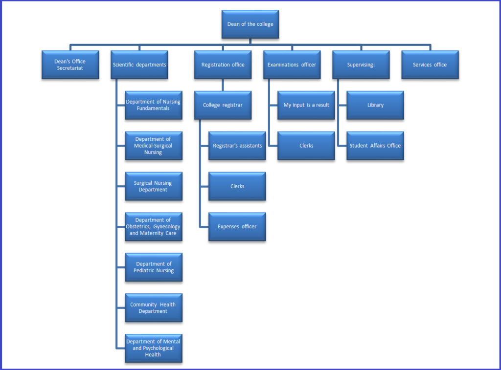 Organizational Structure - Faculty of Nursing | University of Sinnar ...